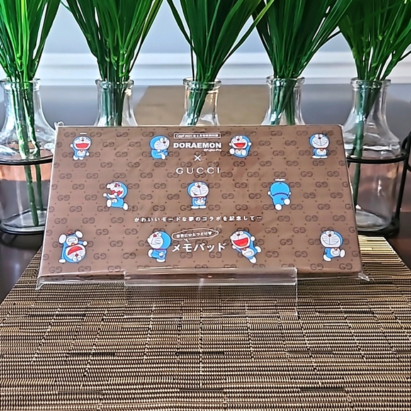 Gucci | Accessories | Gucci X Doraemon Hard Cover Notepad | Poshmark
